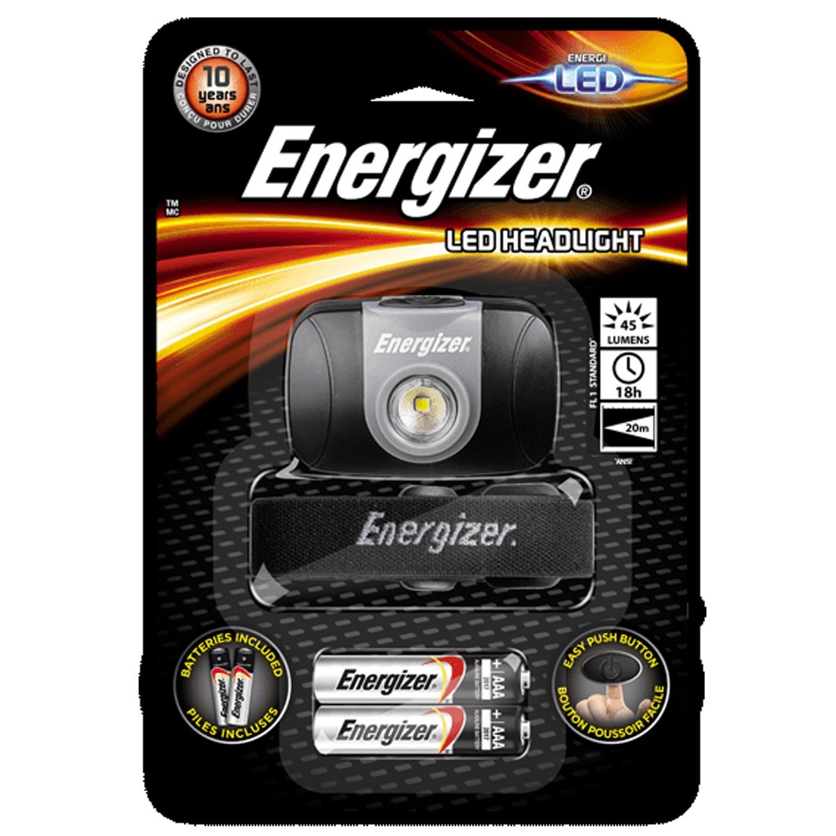Køb Energizer LED Headlight pandelampe (7638900368062)